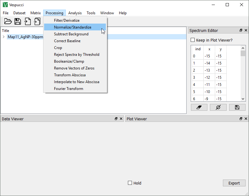 Normalization - VespucciProject/Vespucci GitHub Wiki